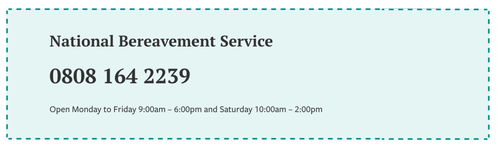 Bereavement Support - Crowsons Funeral Directors